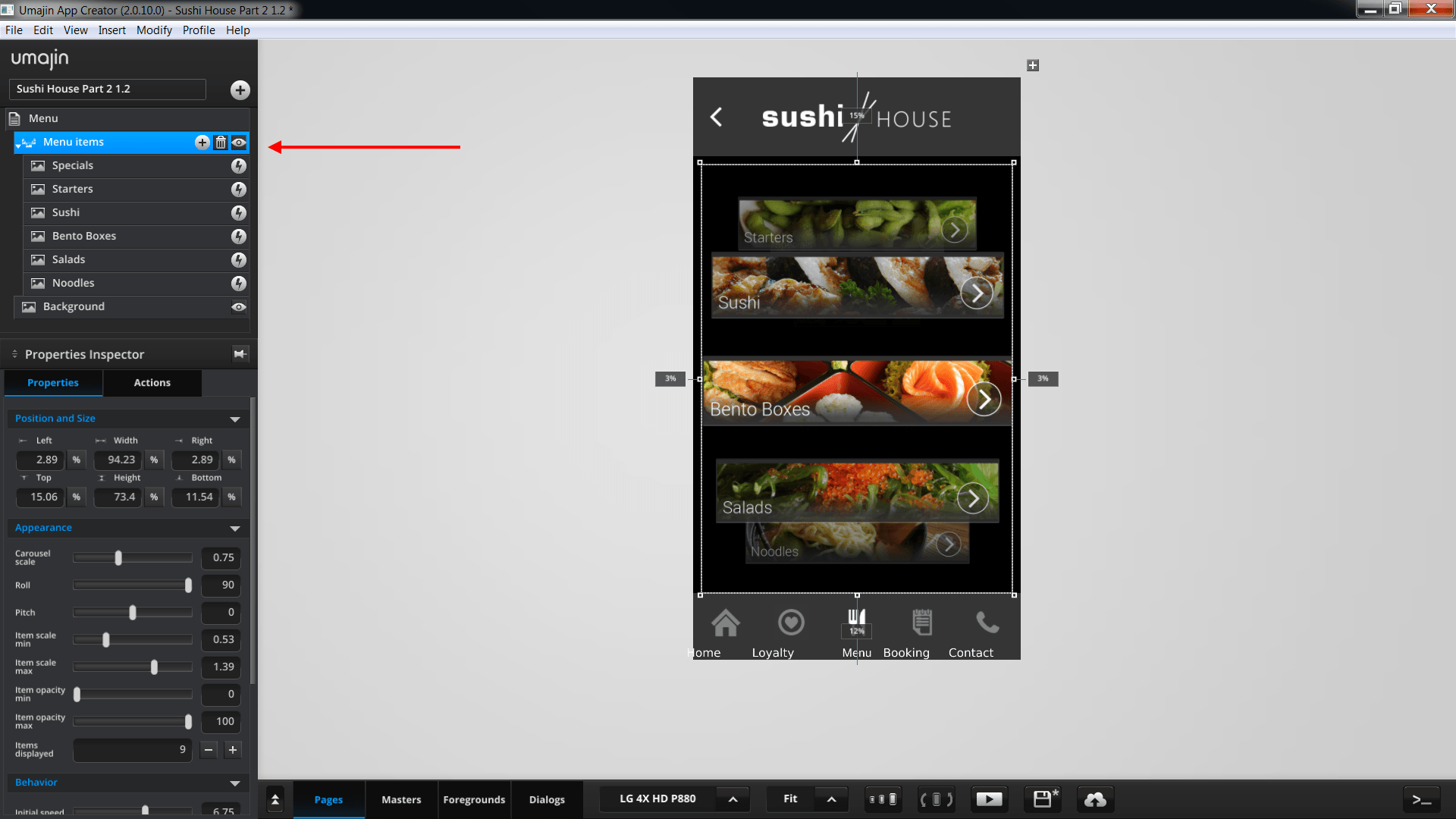 Carousel – Umajin Support